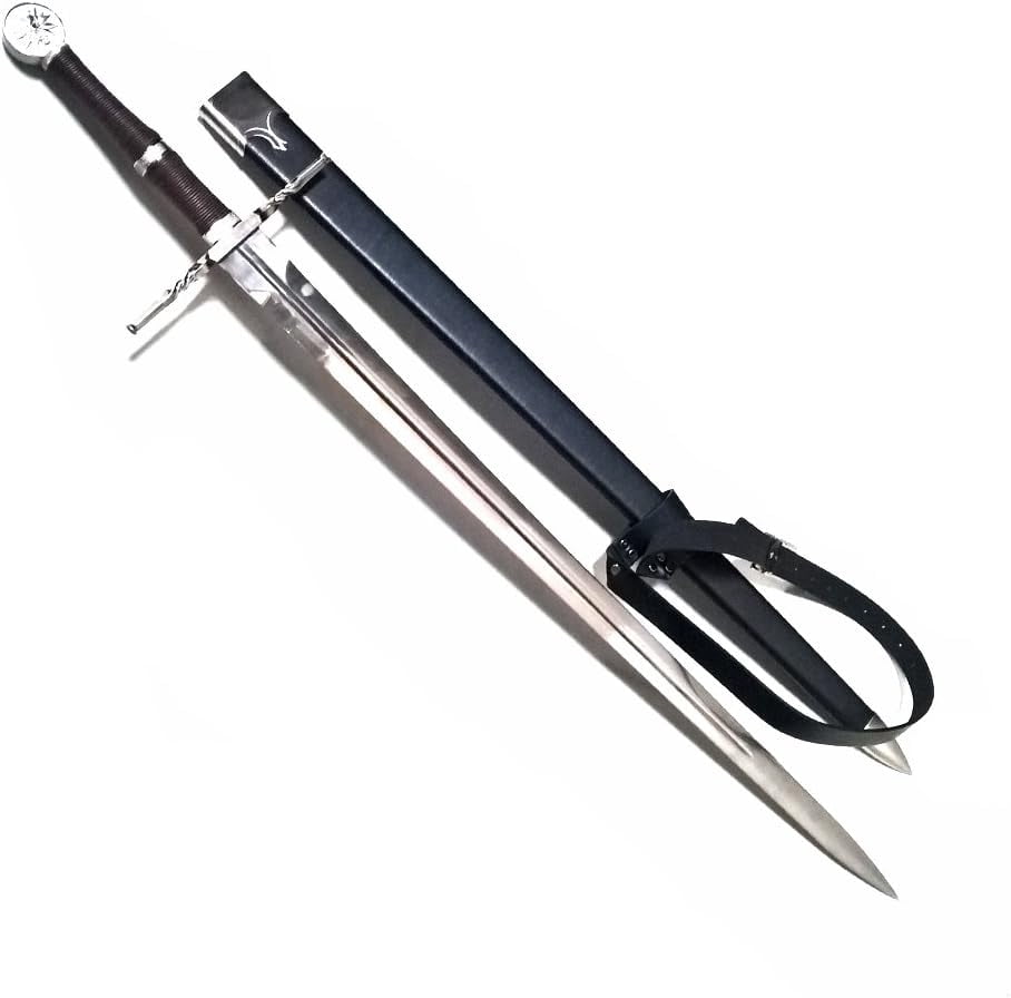 46 Inch Two-Handed Sword of Witcher Geralt of Rivia with Sheath and ...