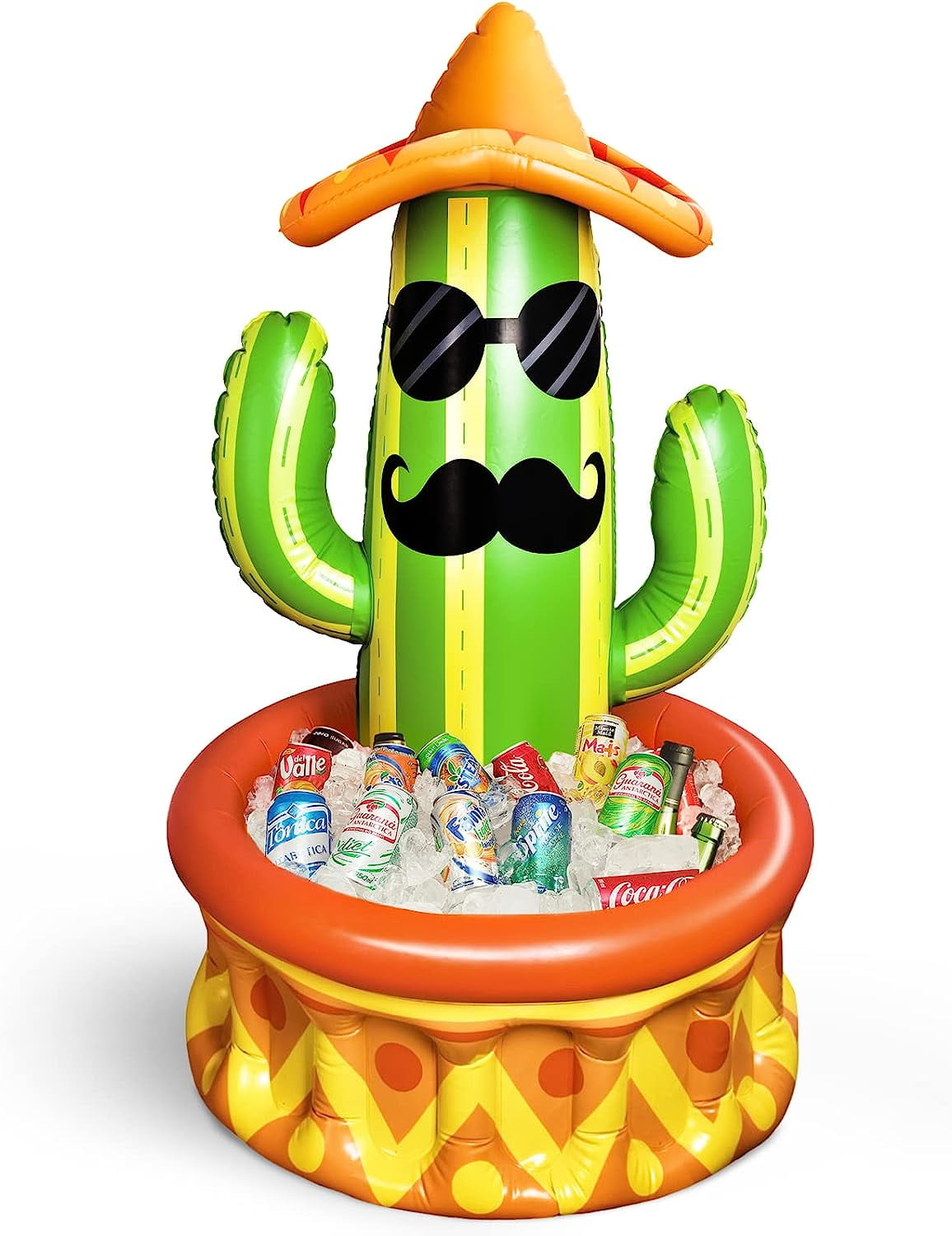 46″ Inflatable Cactus Cooler for Fiesta Party Decorations,Summer Party ...