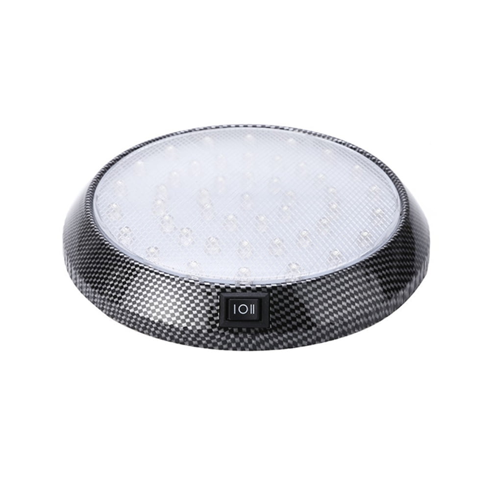 46-LED Interior Indoor Roof Ceiling Dome Light White Lamp Universal For ...