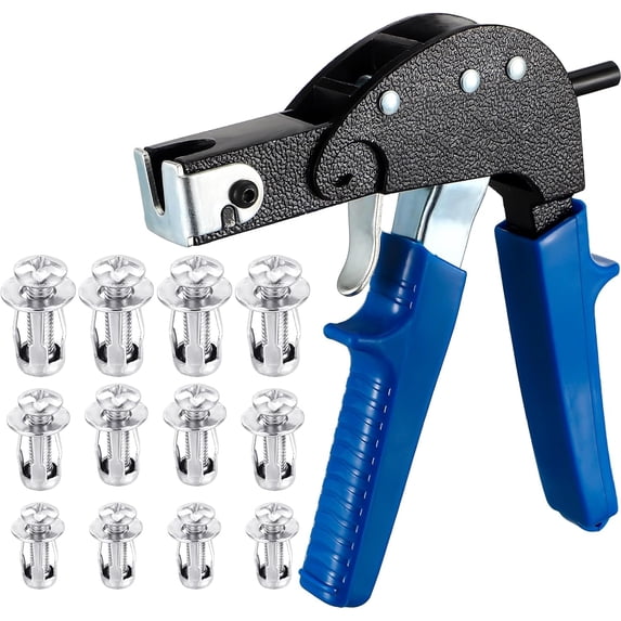 46 Pcs Expansion Screw Petal Nut & Metal Setting Tool, Hollow Door ...