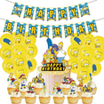 46 Pcs For Simpsons Theme Birthday Party Decoration Set - Includes ...