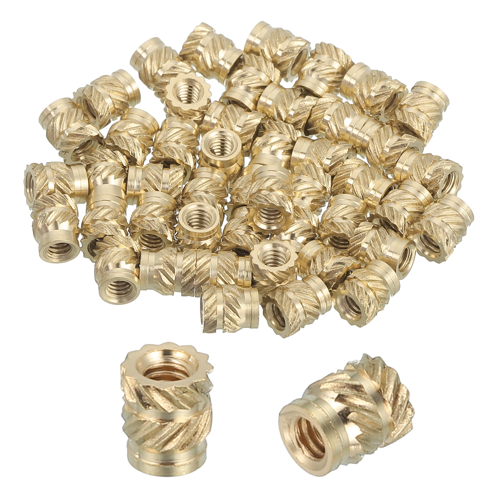 46 Pcs Threaded Inserts, M2 Brass Heat Set Insert for 3D Printing, M2x3 ...