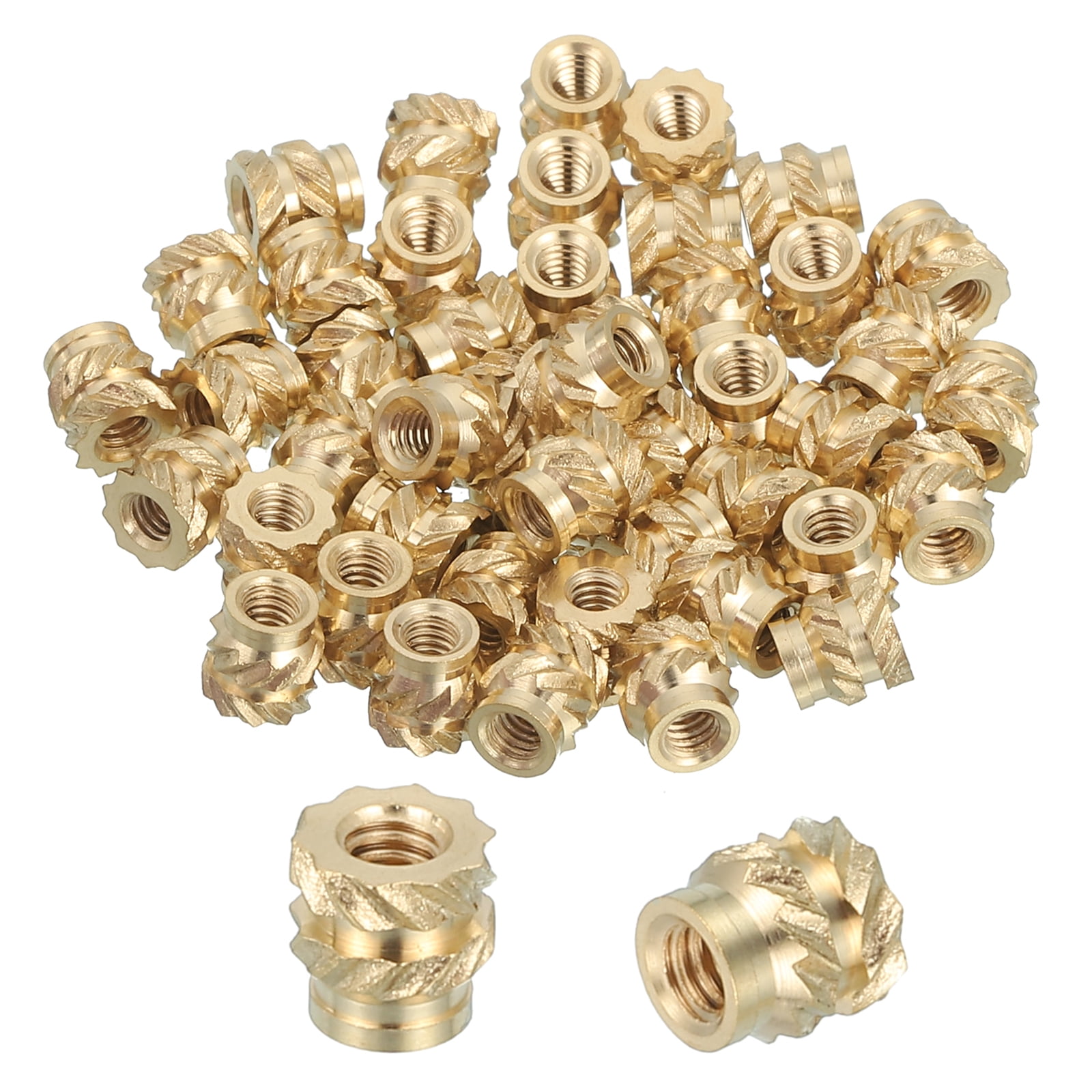 46 Pcs Threaded Inserts, M2 Brass Heat Set Insert for 3D Printing ...
