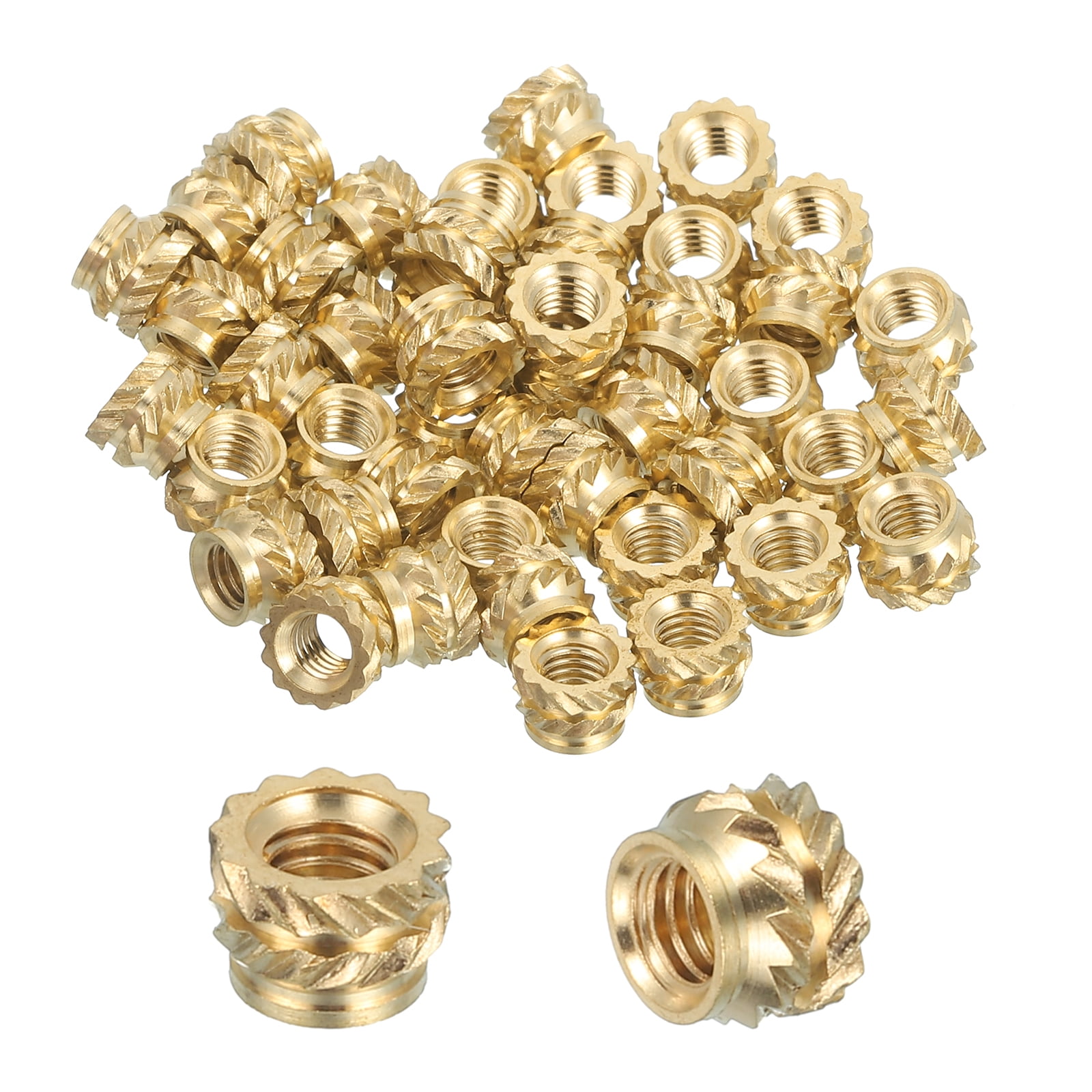 46 Pcs Threaded Inserts, M3 Brass Heat Set Insert for 3D Printing ...
