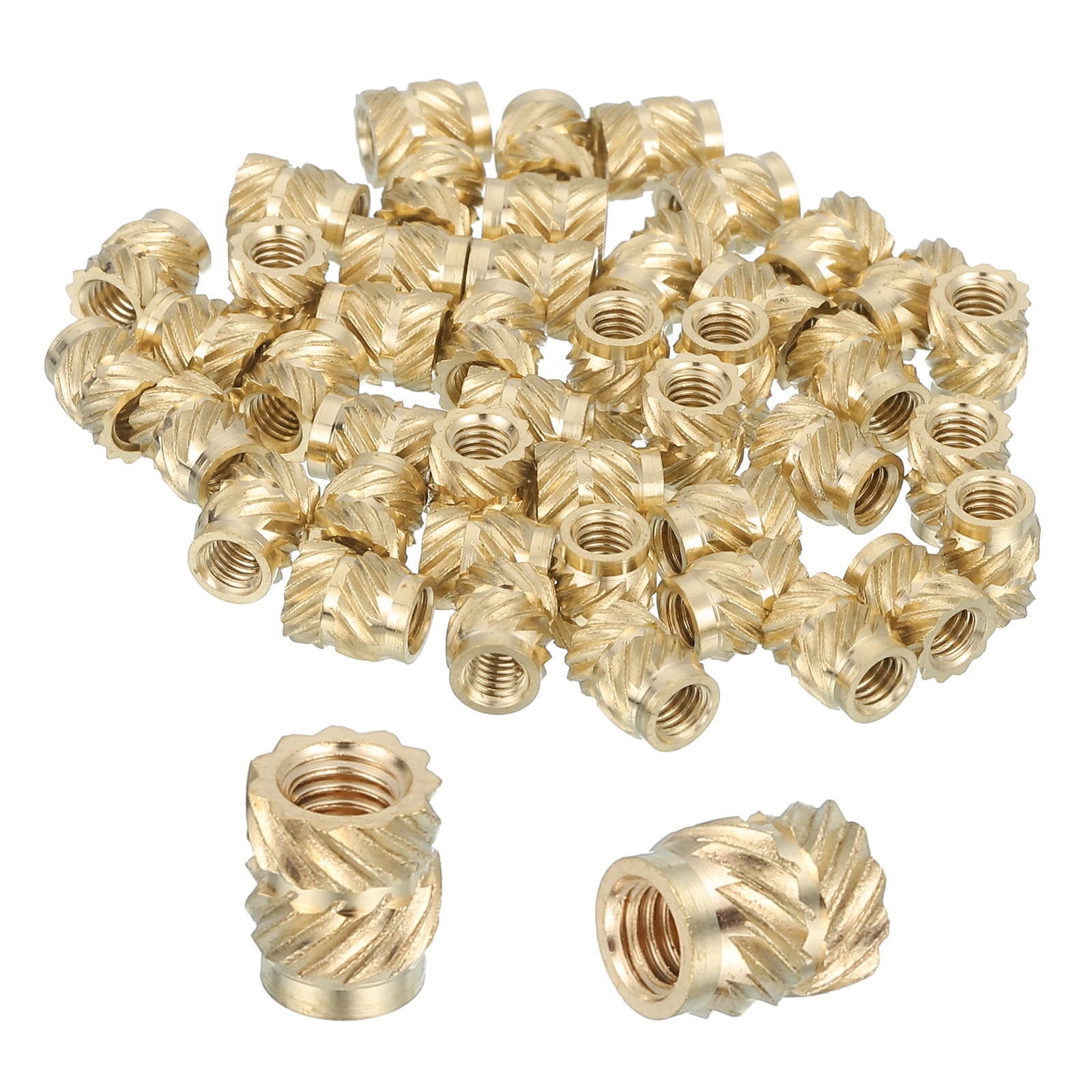 46 Pcs Threaded Inserts, M3 Brass Heat Set Insert for 3D Printing ...