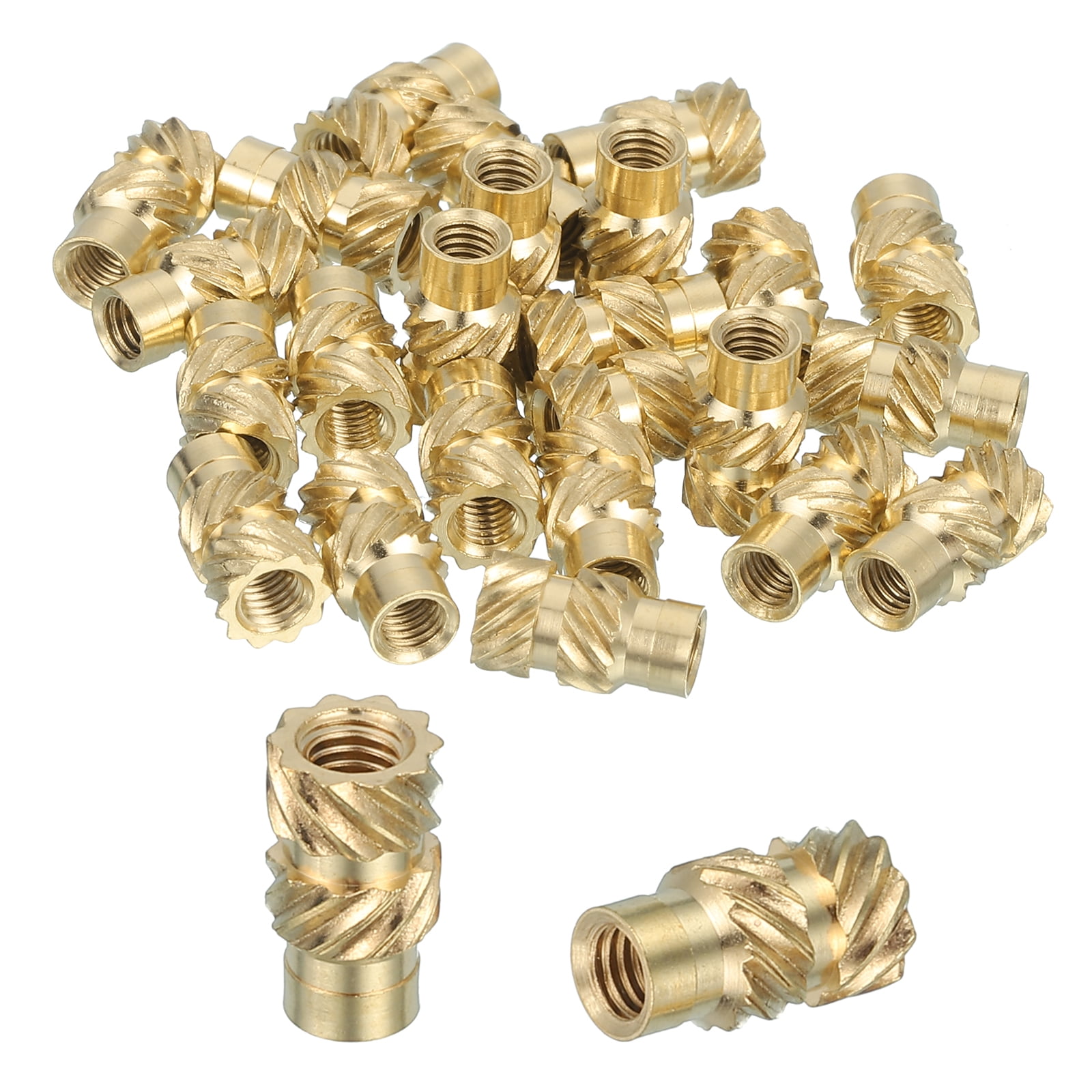 46 Pcs Threaded Inserts, M3 Brass Heat Set Insert for 3D Printing ...