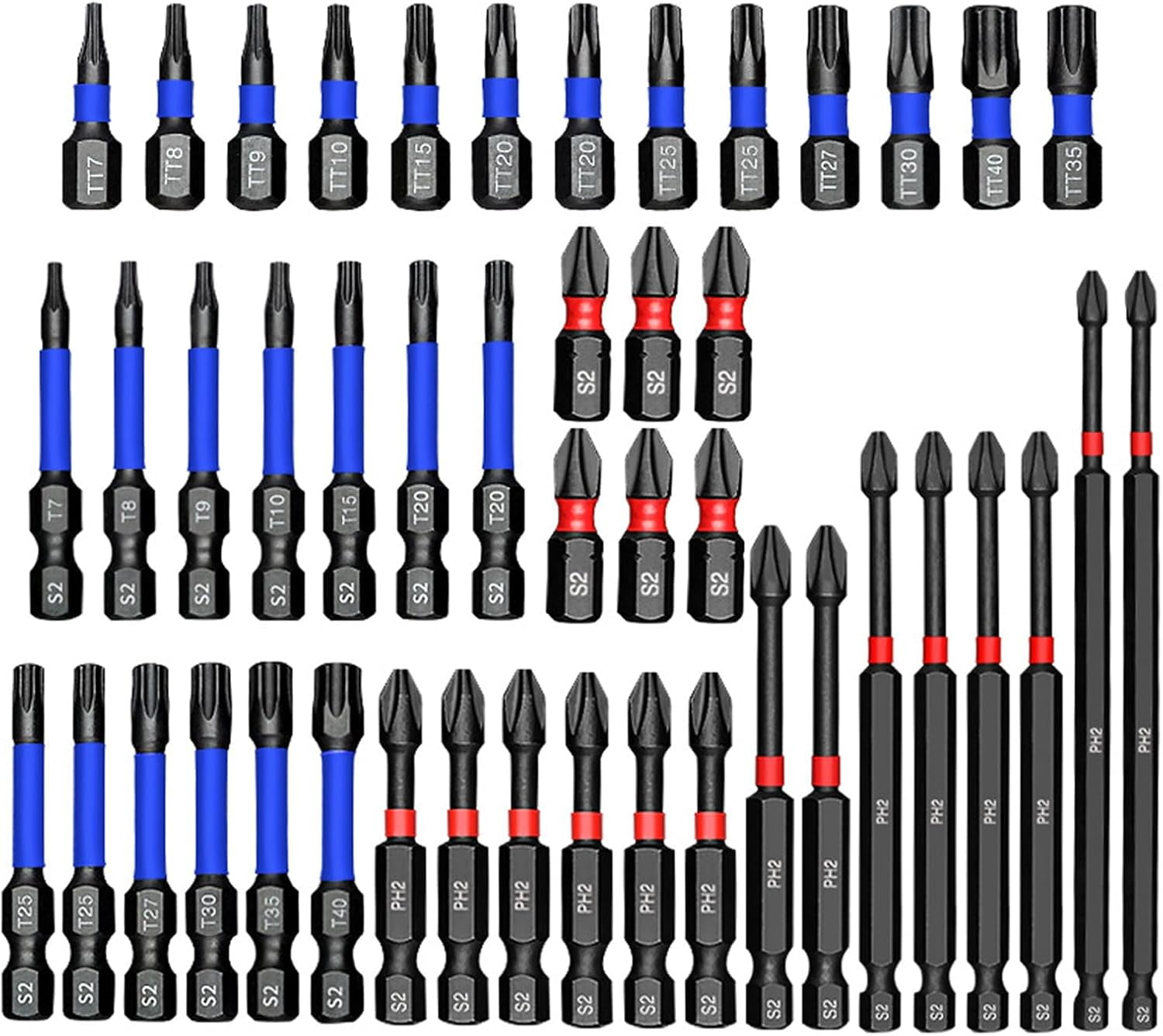 46-Piece Magnetic Impact Nut Driver Set, Anti-Slip Magnetic Screwdriver ...