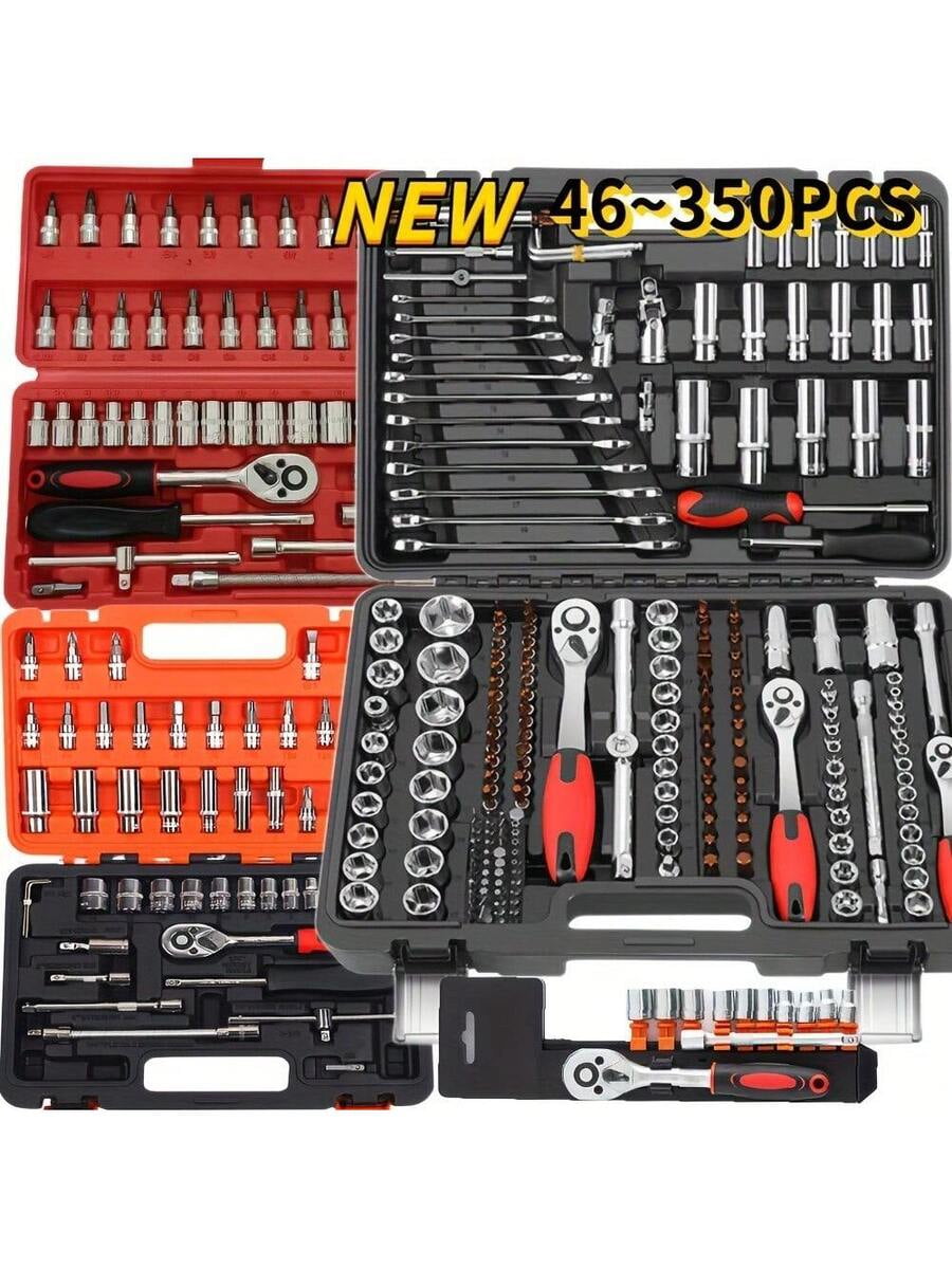 46 Pieces Of Professional Automotive Master Car Repair Tool Set ...