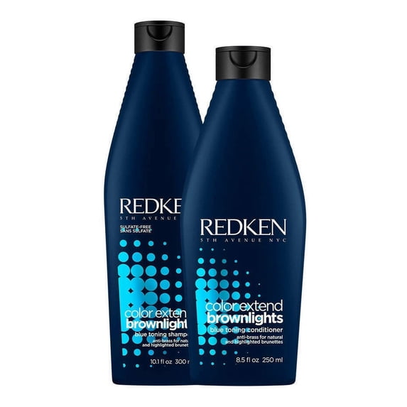 Redken Color Extend Brownlights Shampoo 10.1 Oz & Conditioner 8.5 Oz ...