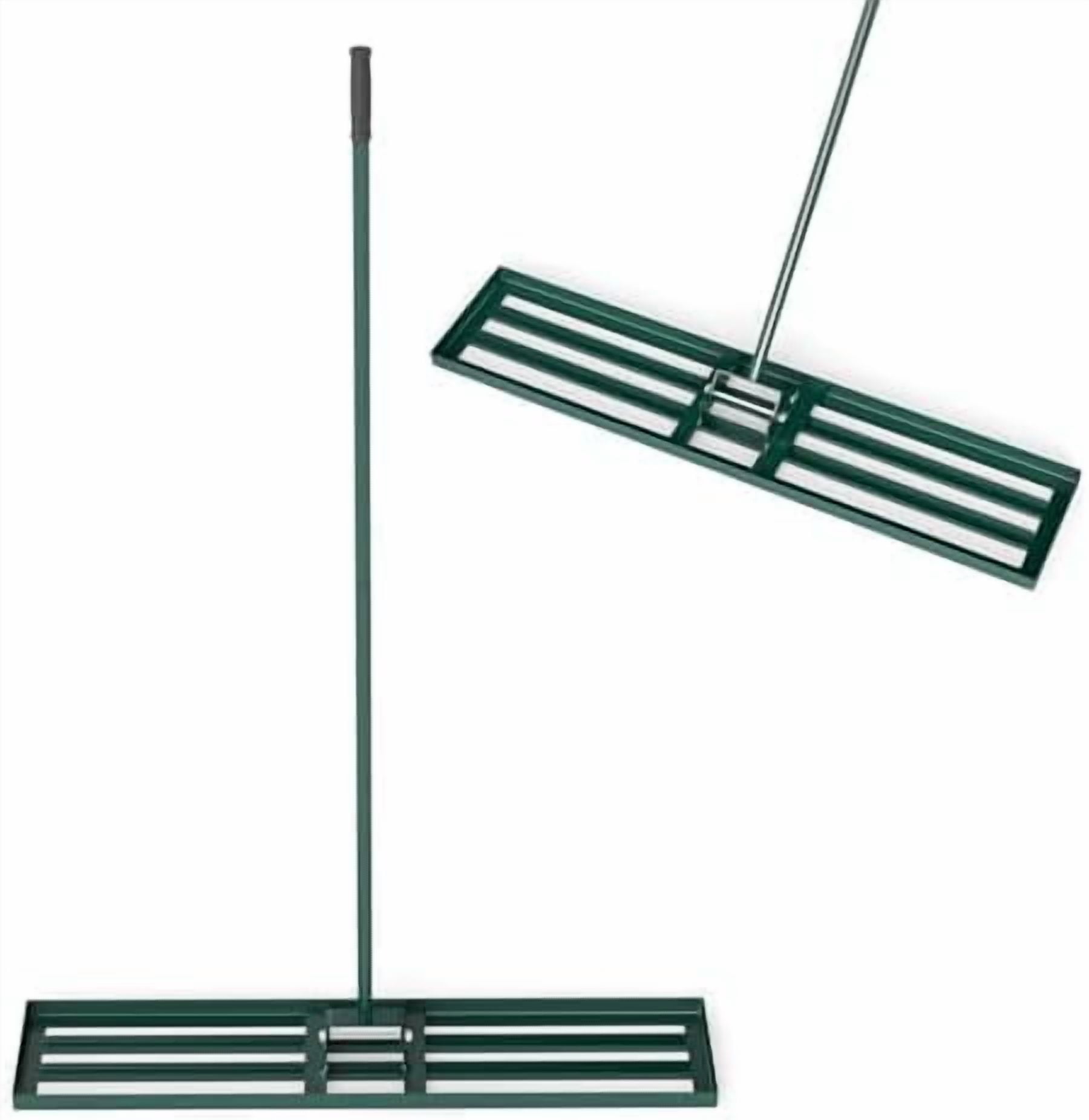 46" x 10" Lawn Leveling Rake, Heavy Duty Landscape Rake with 67" Handle ...