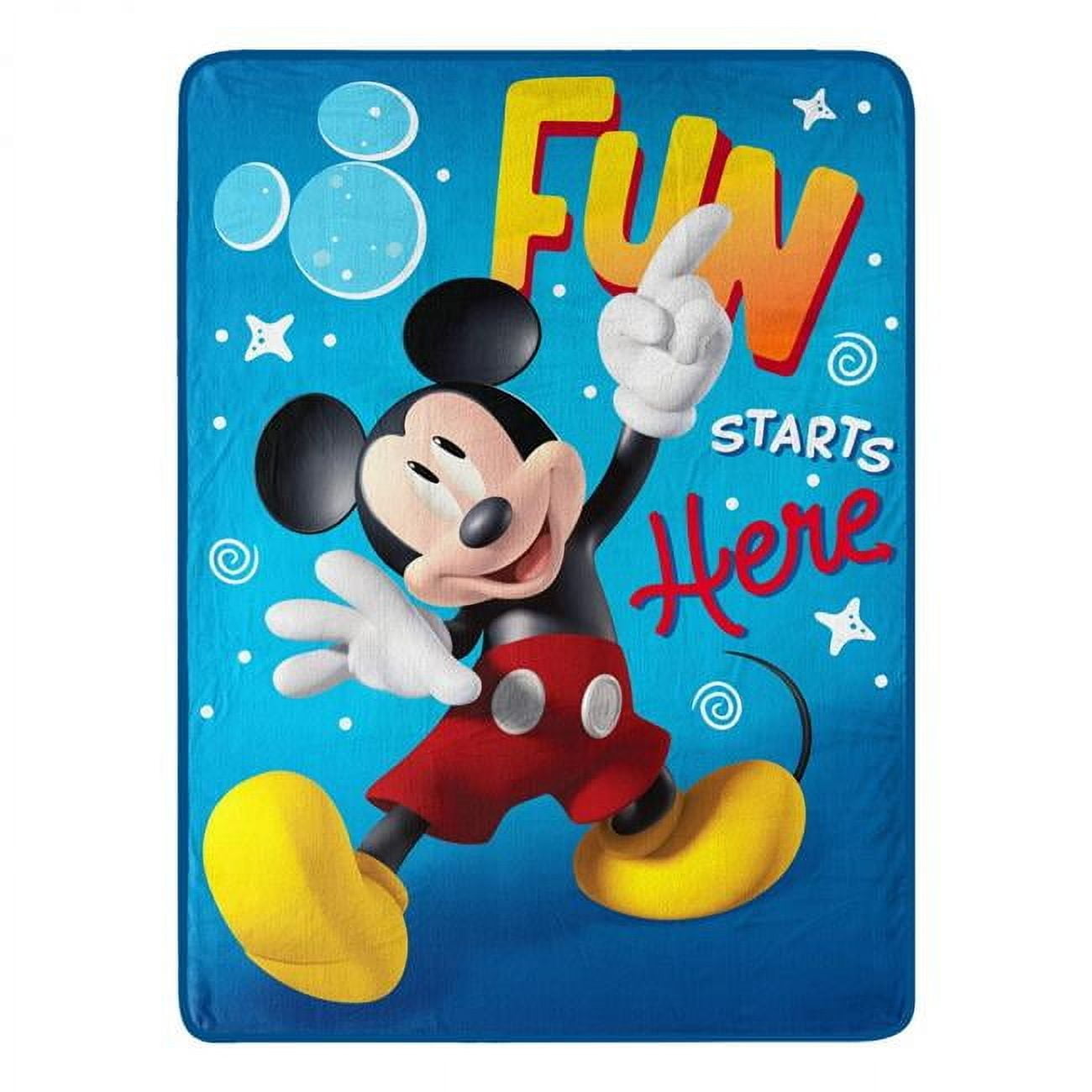 46 x 60 in. Disney Fun Starts Here Silk Touch Throw - Walmart.com