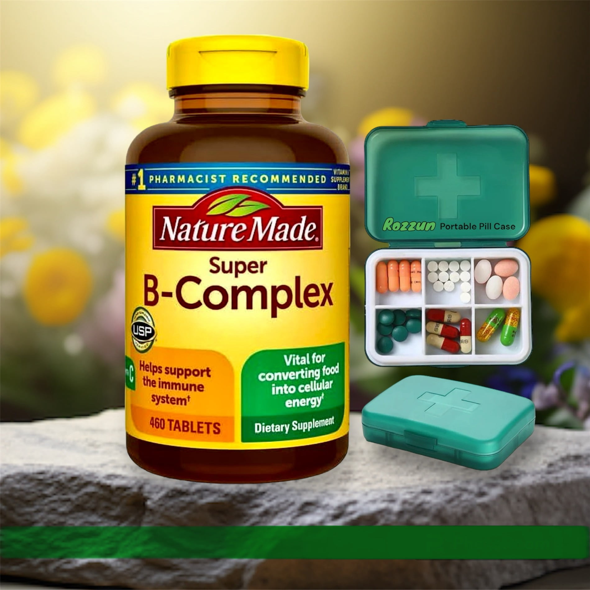 460 Tablets Dietary Supplement for Brain Cell Function, Energy Support ...