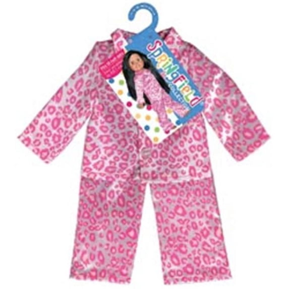 461022 Springfield Collection Leopard Pajamas-Pink-White - Walmart.com