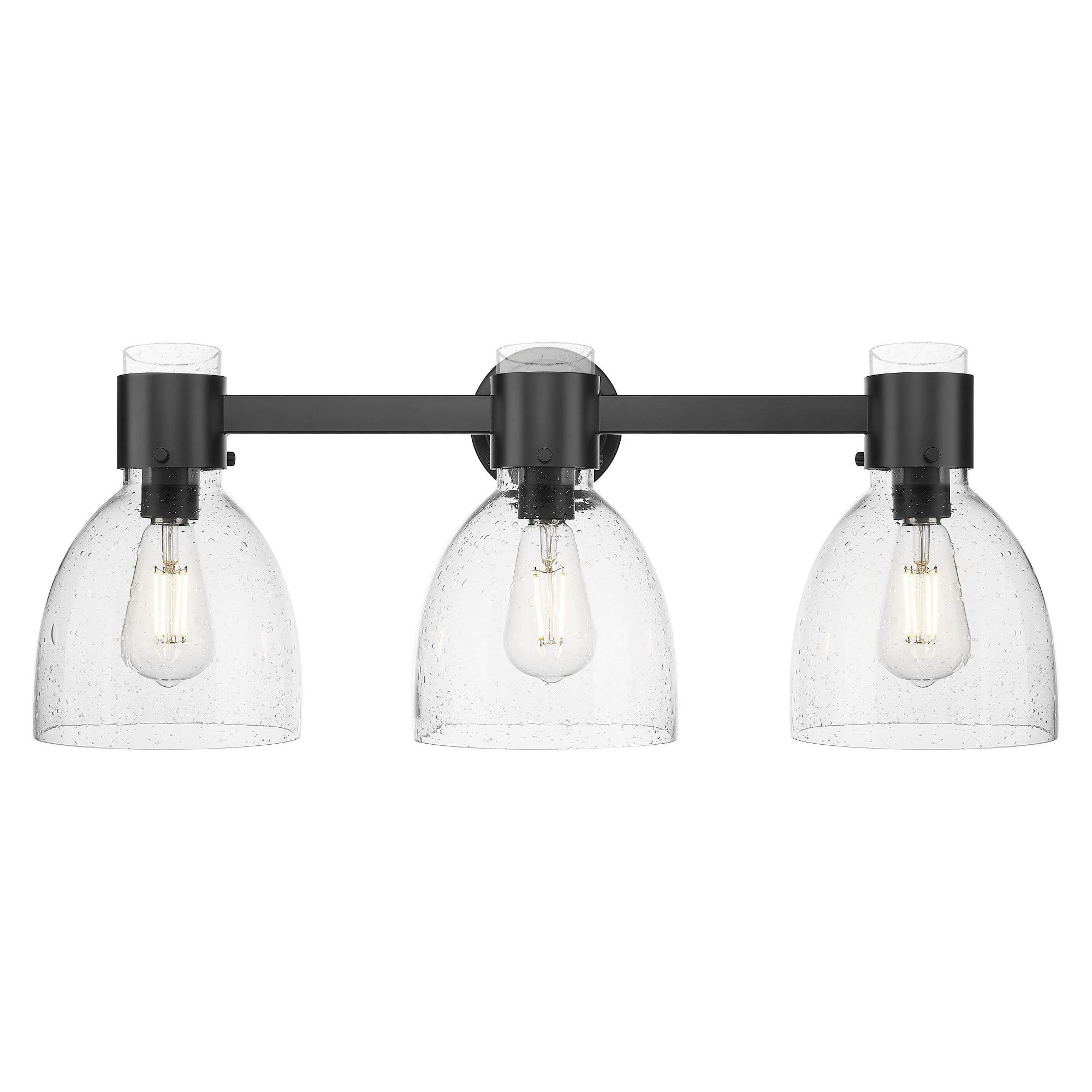464-3W-BK-G464D-7SDY Innovations Lighting Lawton Bell - 3 Light Bath ...