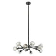 465-12CR-BK-G465-CL-Innovations Lighting-Aurora - 12 Light Stem Hung ...