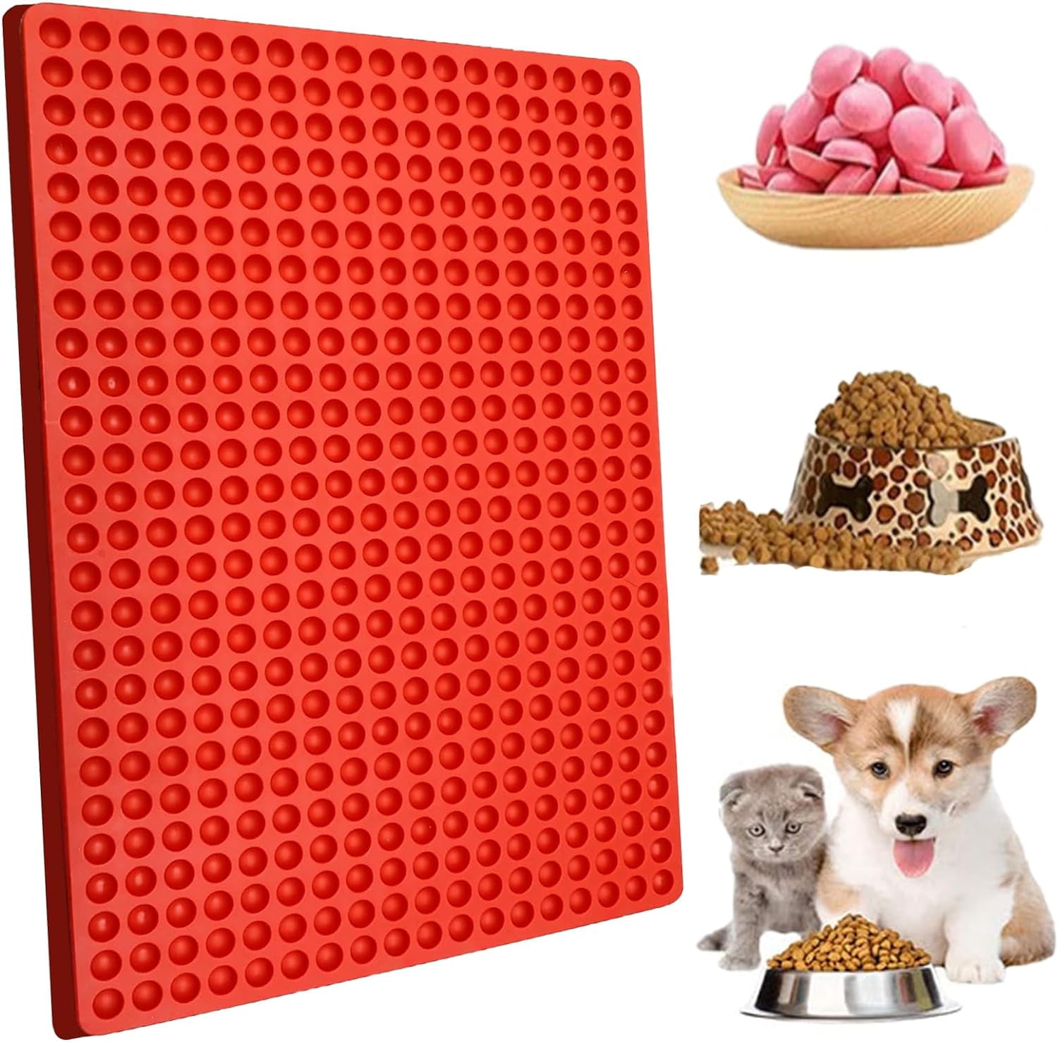 468-Cavity Mini Round Silicone Mold,Chocolate Drops Molds,Dog Treats ...