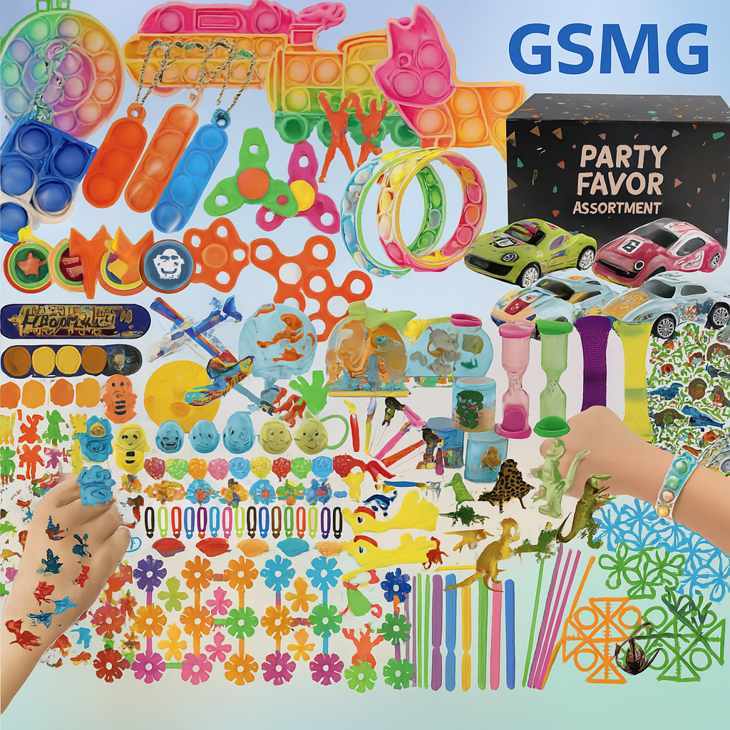 GSMD 468-Piece Party Favor Toy Set Assorted Toys for Kids Goodie Bags ...