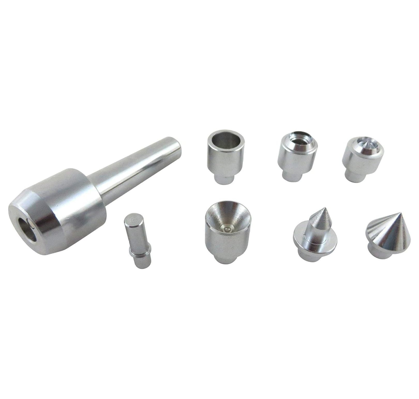 468907 8 Piece Set Live Revolving Center MT2 Taper for Woodturning and ...