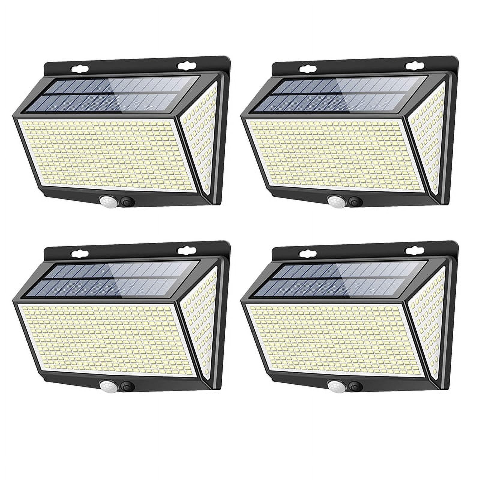 468LED Outdoor Solar Light IP65 Waterproof PIR Motion Sensor Light 270 ...