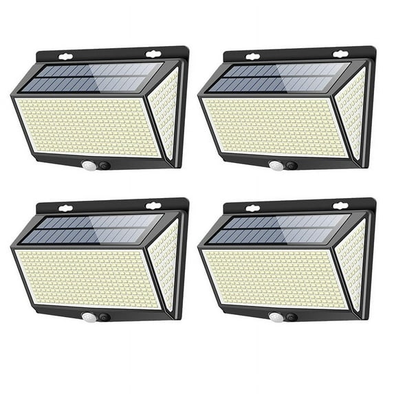 468LED Outdoor Solar Light IP65 Waterproof PIR Motion Sensor Light 270 ...