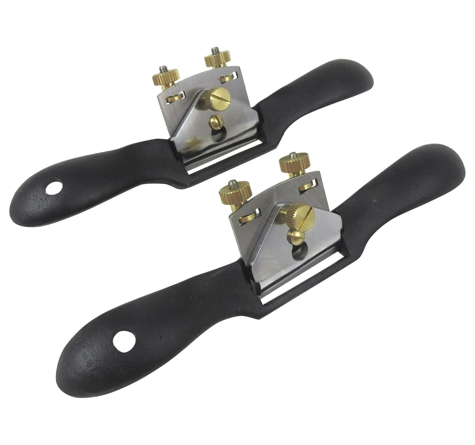 469553 2 Piece Set Flat and Round Bottom Spokeshaves Fine Adjustment 2 ...