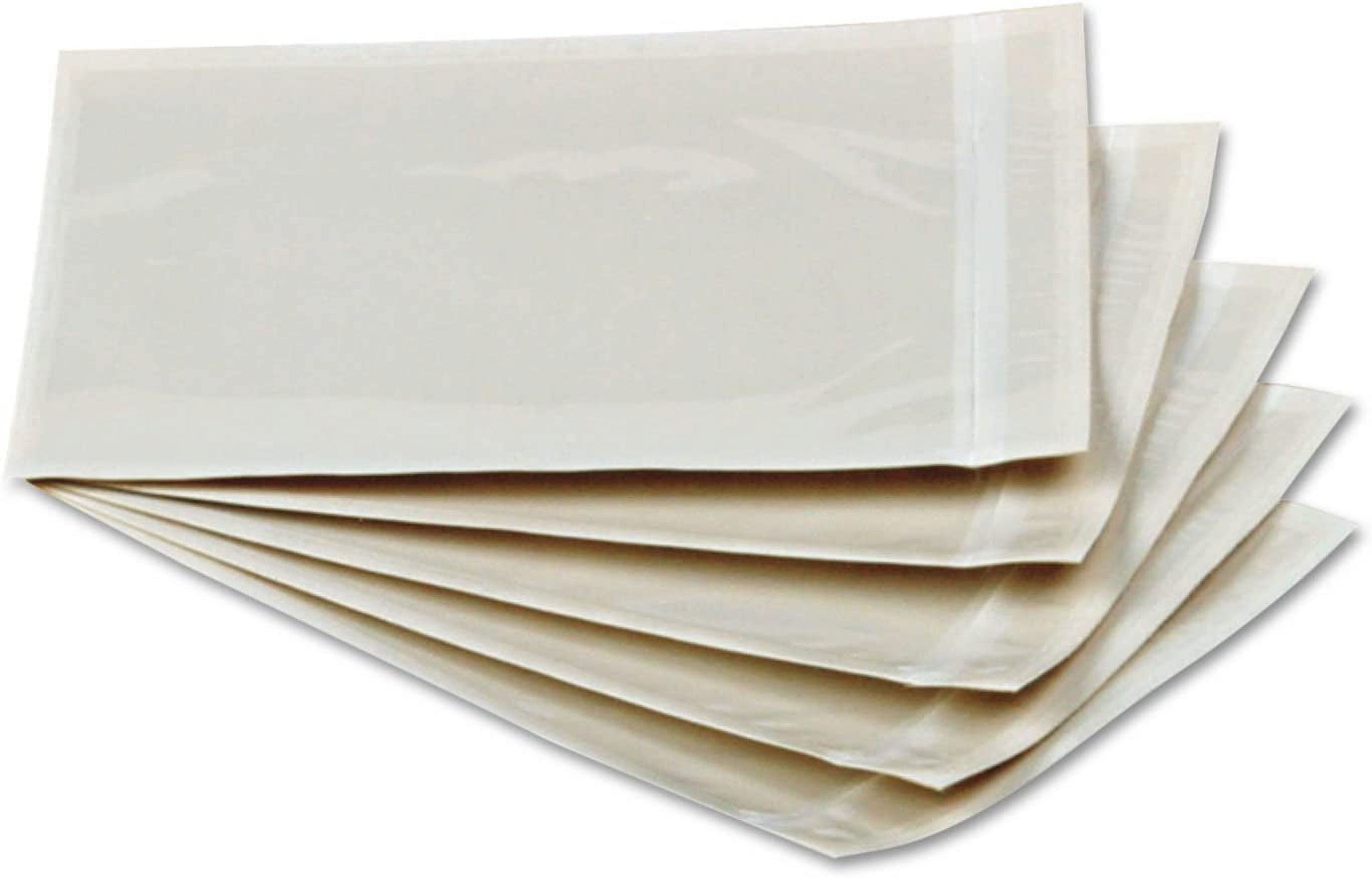 46996 Clear Front Self Adhesive Packing List Envelope, 6 x 4 1/2, 1000 ...