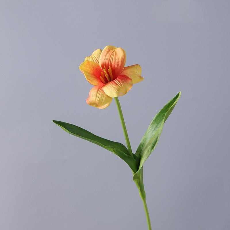 46CM Artificial Tulip Full Bloom Large Petal Tulip PU Fake Flower for ...