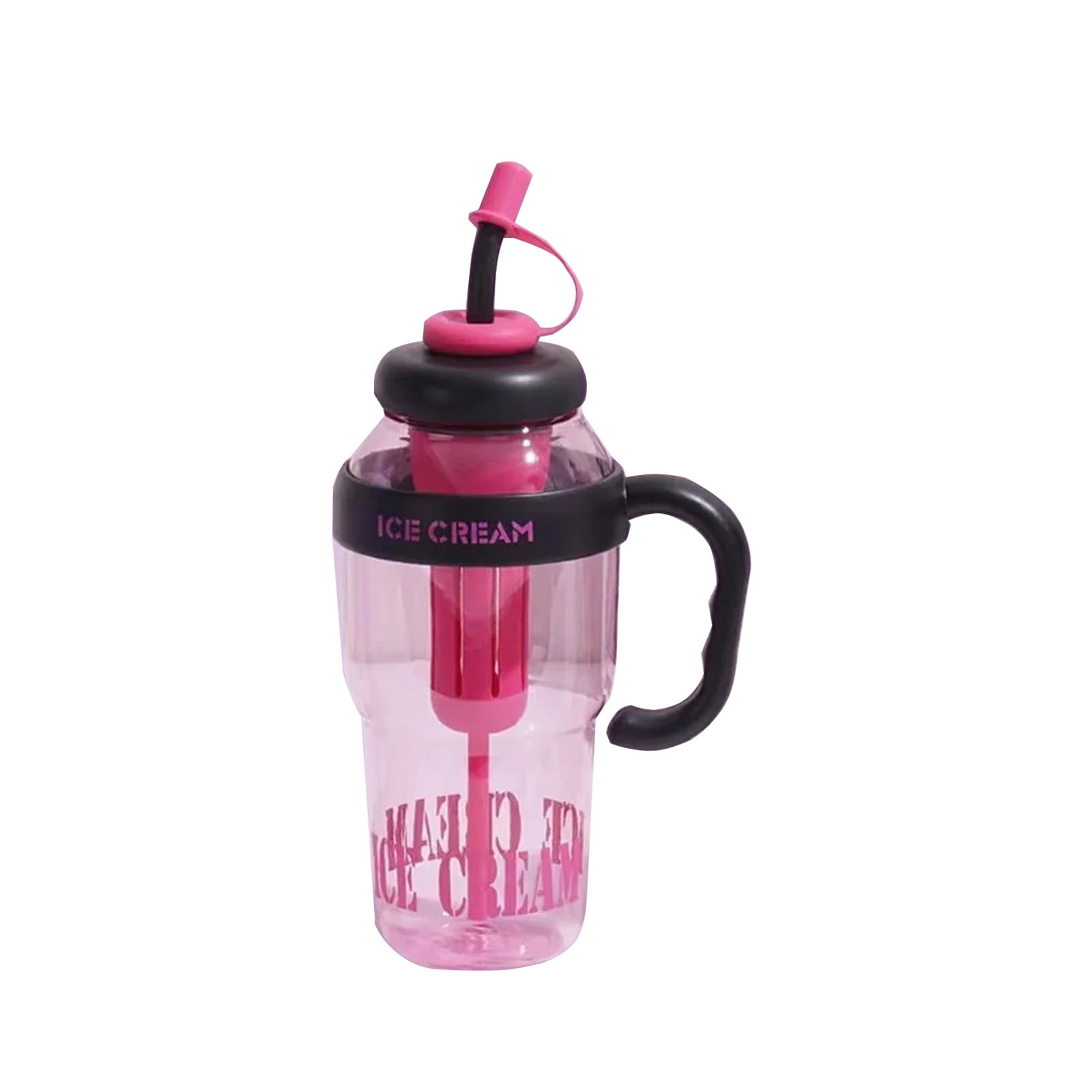 46OZ Large Capacity Plastic Straw Water Bottle - Portable, Leak-Proof ...