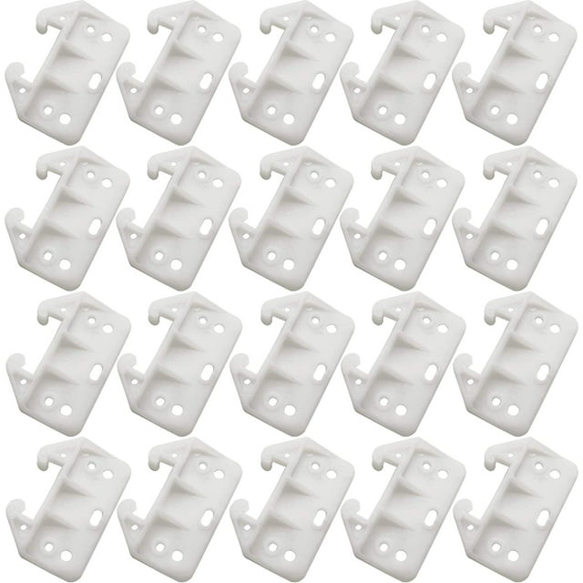 46PCS Plastic Drawer Guides Drawer Track Guides Replacement Furniture ...