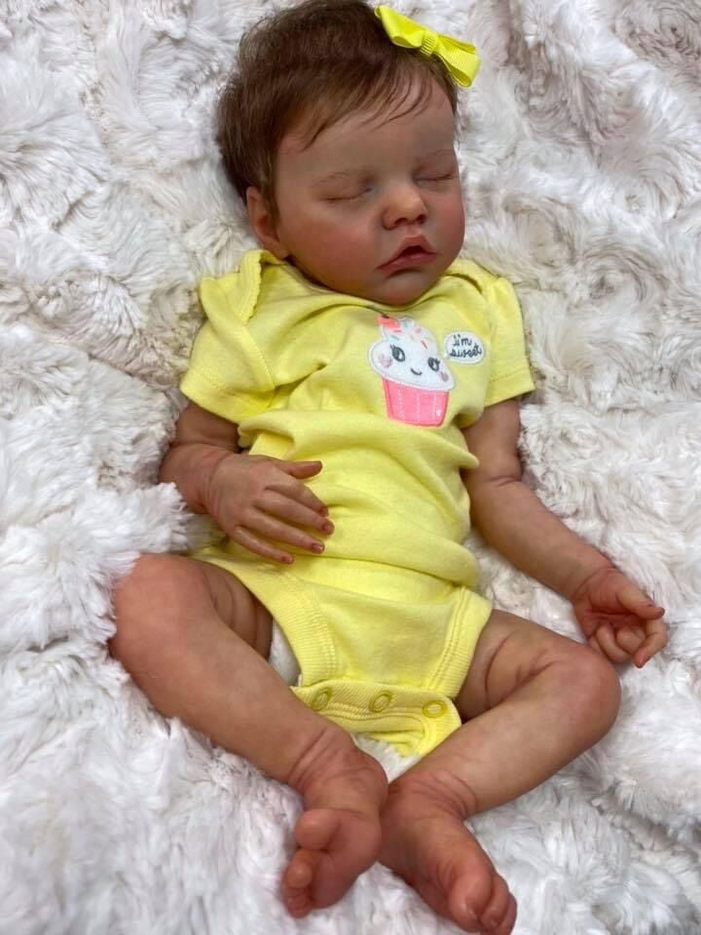 46cm/18.11inch Reborn Baby Dolls, Realistic Newborn Baby Dolls with ...