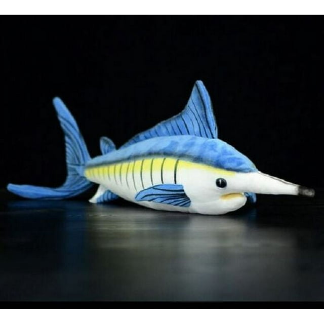 46cm Marine Marlin Fish Plush Toy Stuffed Sea Animal Soft Doll Kids ...