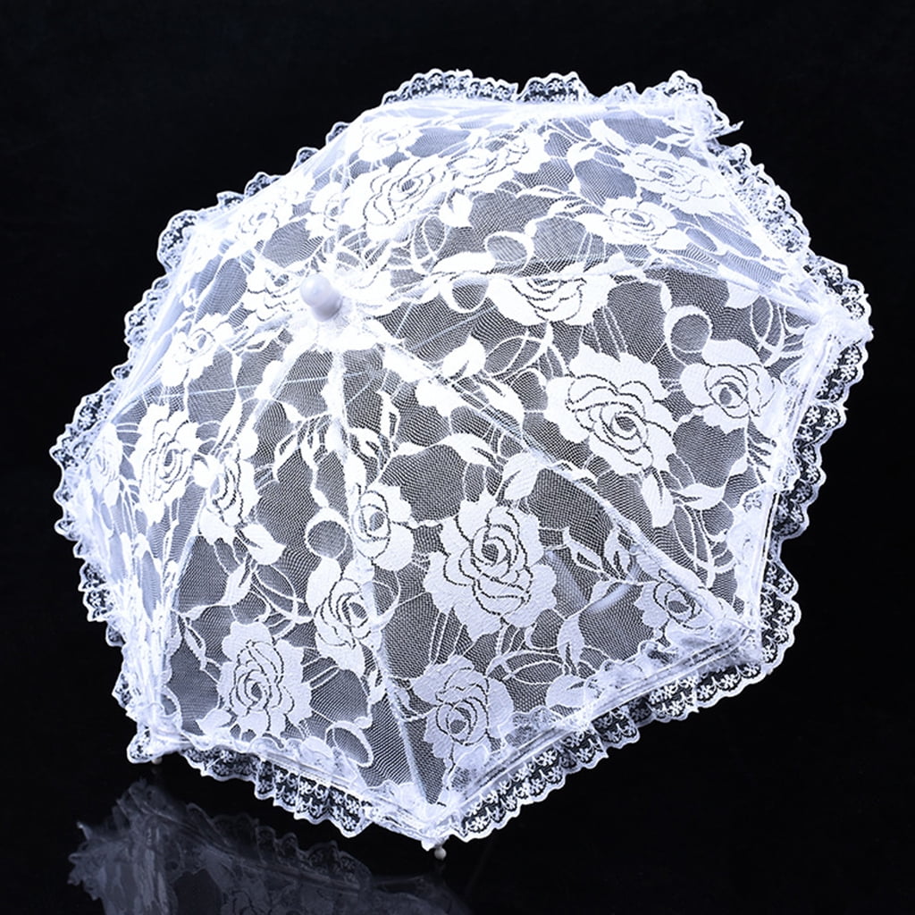 46cm Mini Vintage Lace Umbrella Small Wedding Umbrella for Bride ...