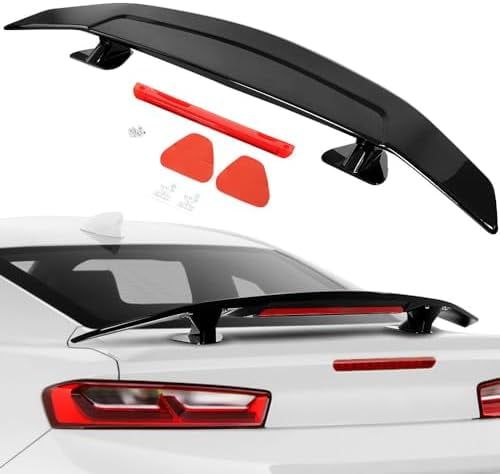 46inch Universal Rear Spoiler, ABS Racing Spoiler Wing Lightweight ...