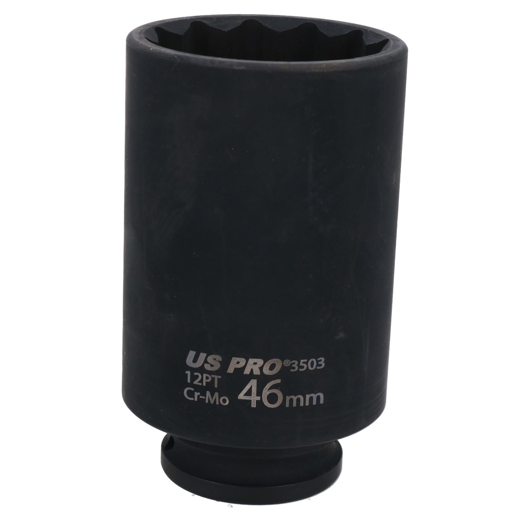 46mm 1/2" Drive Deep Metric Impact Socket 12 Sided for Hub Nut 100mm ...