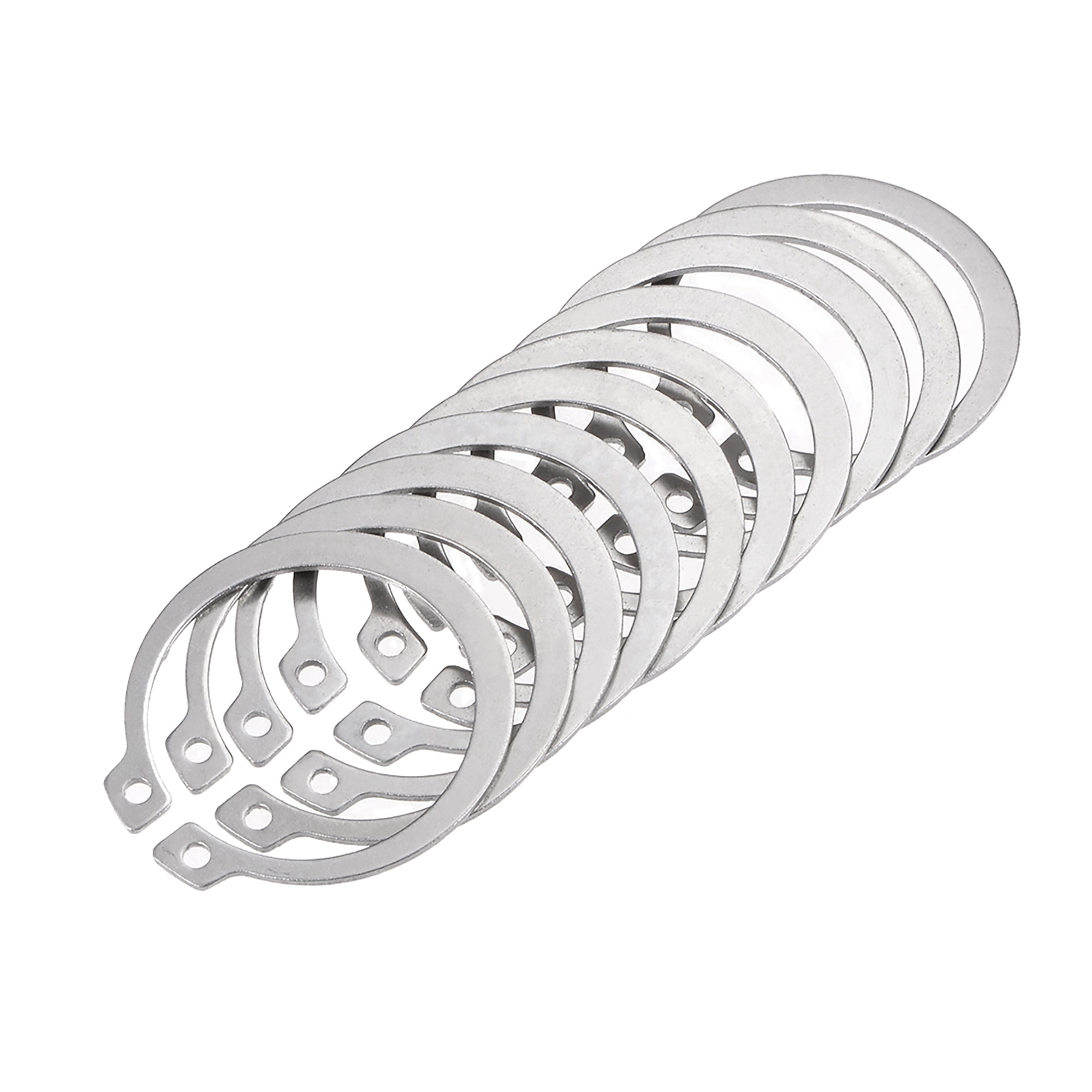 46mm External Circlips Retaining Snap Rings 304 Stainless Steel 10pcs ...