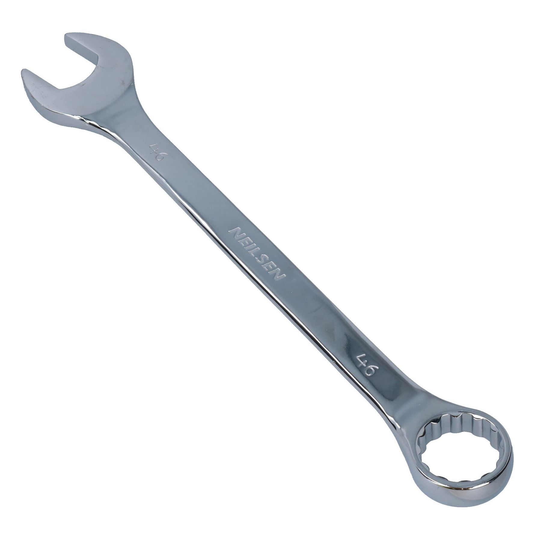 46mm Metric Combination Combo Ring Spanner Wrench Extra Long Bi-Hex ...