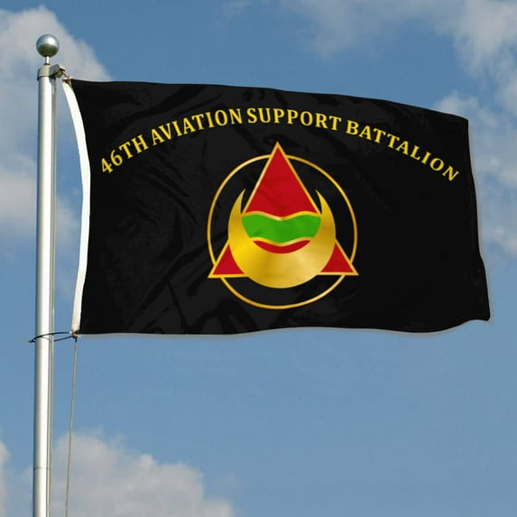 46th Aviation Support Battalion 7th Infantry Division US Army Flag ...