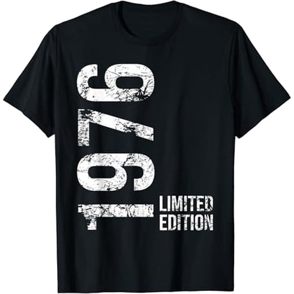 46th Birthday 46 Years Man Woman Retro Vintage 1976 Gift T-Shirt ...