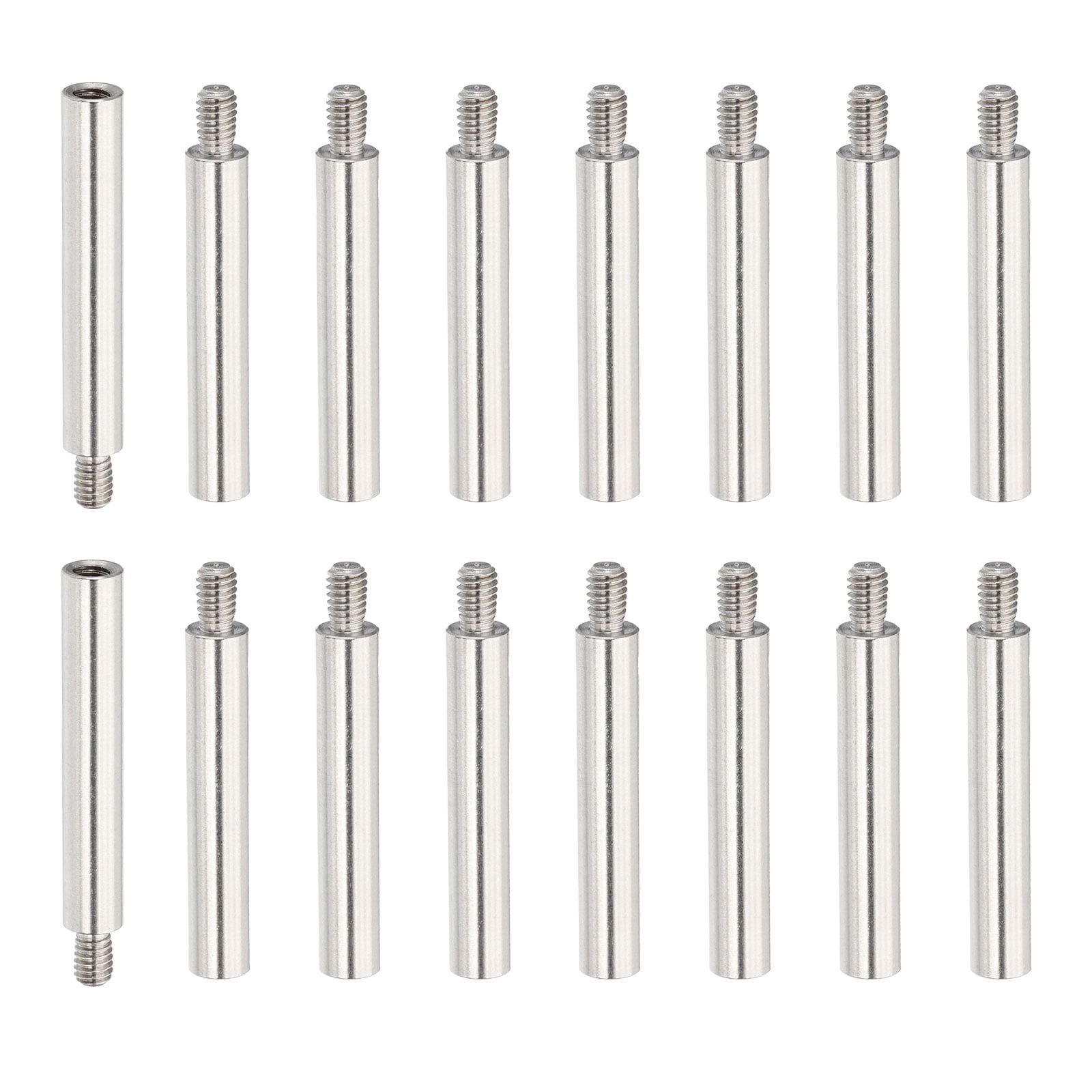 46x6mm Album Scrapbook Extension Posts Extension Screw, 16Pcs Stainless ...