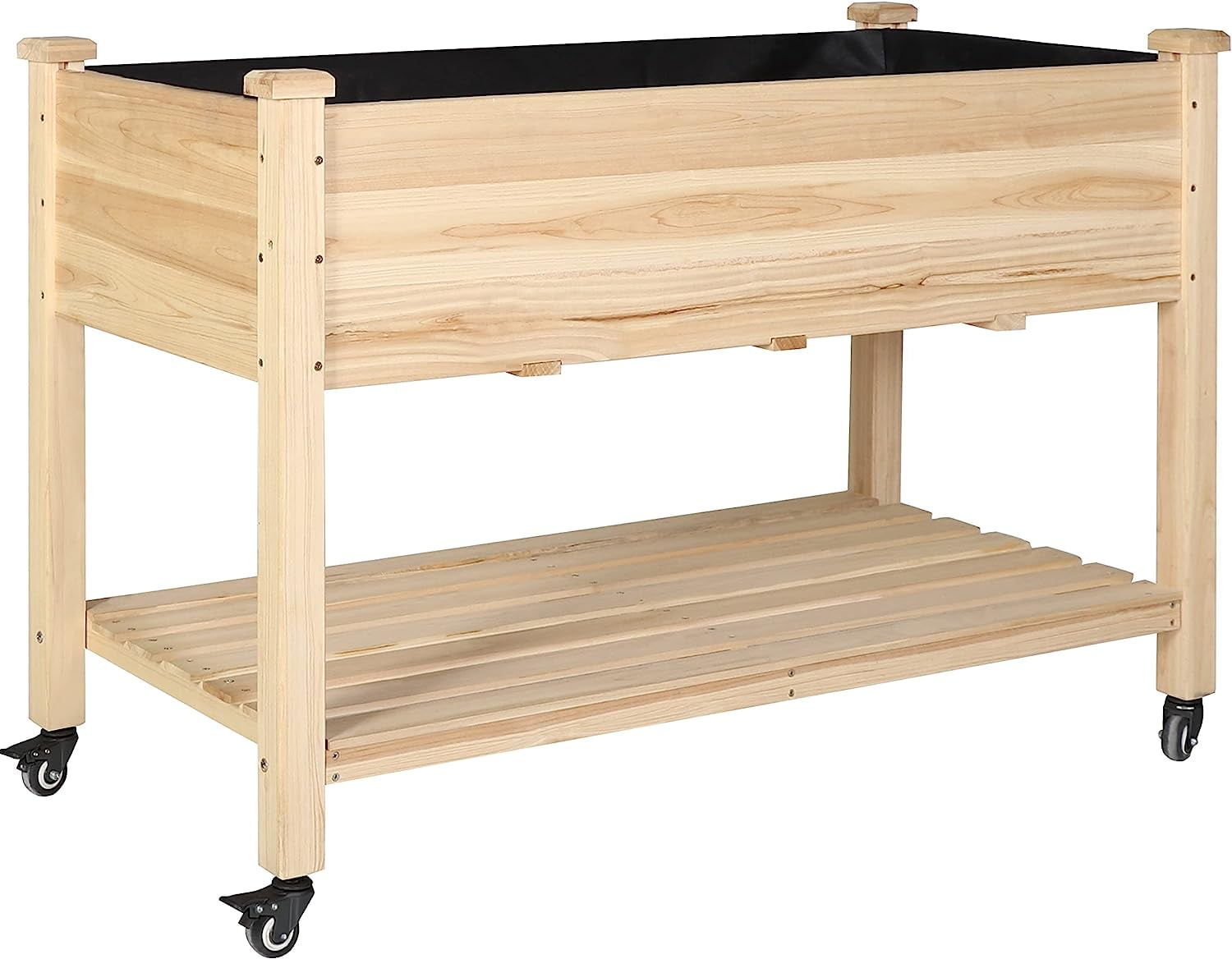 47.1x22.6x32.7in Raised Garden Bed Featuring Legs, Outdoor Elevated ...