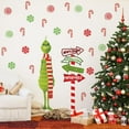 47.2×61 Inch Christmas Wall Sticker Decorations Christmas Wall Clings ...