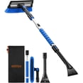 47.2" Ice Scrapers for Car Windshield, 3 in 1 Sturdy Snow Brush with ...