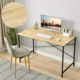 47.2 Inch Home Office Study Desk Writing Table, Simple Style Computer ...