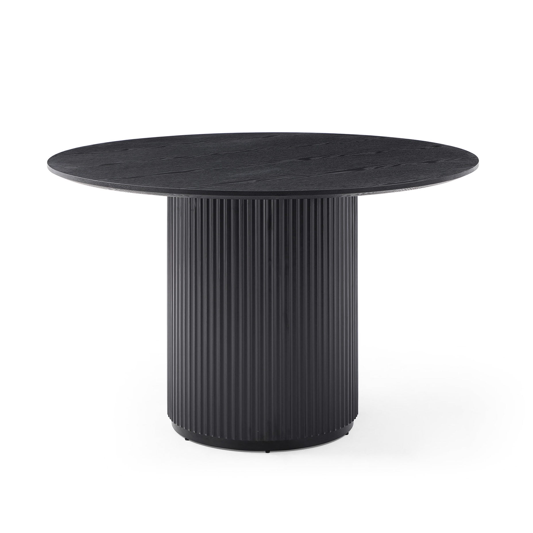 47.2" Square Black Dining Table / Good for Small Meetings in Office ...