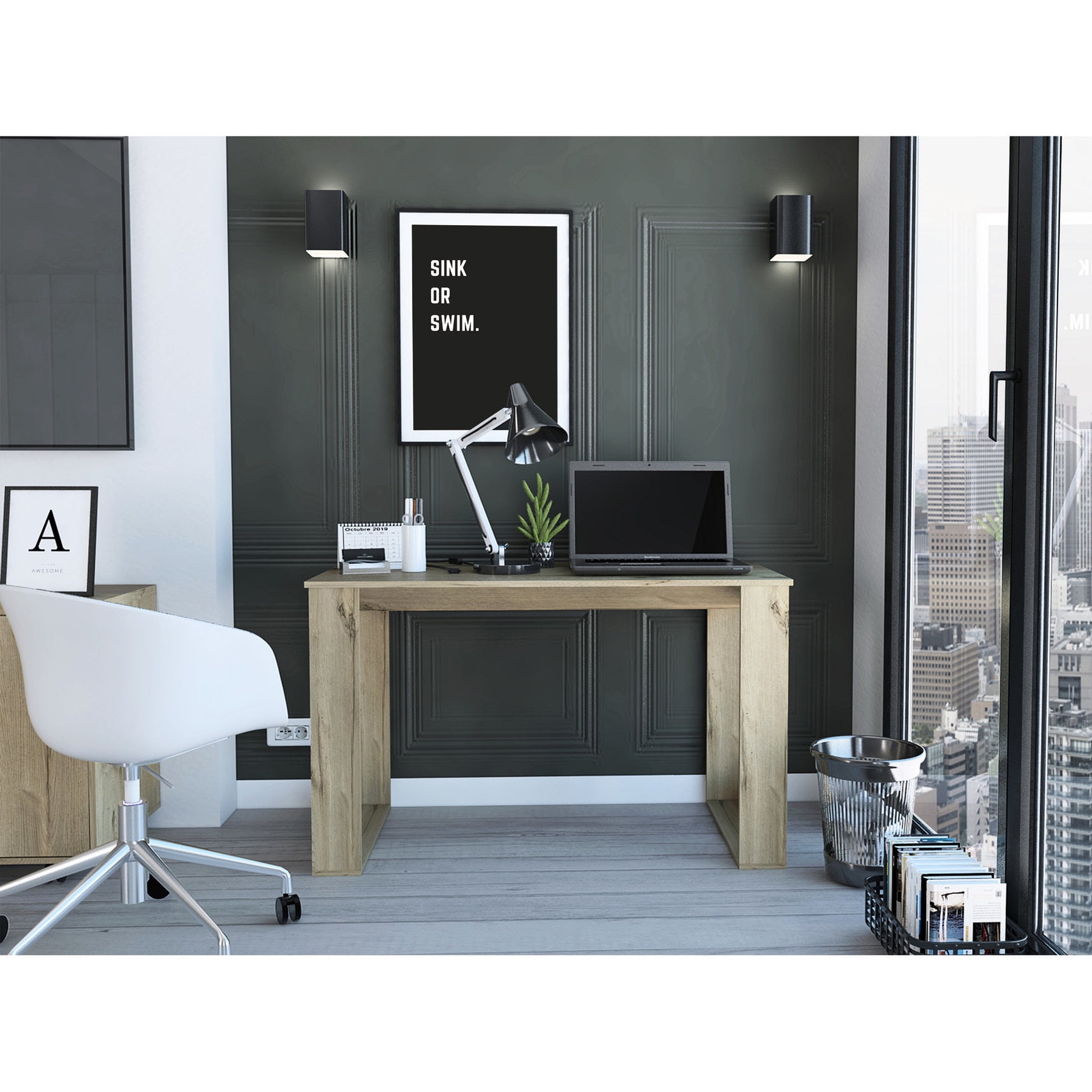 47.2 - inch wide writing desk / Provides ample workspace - Walmart.com