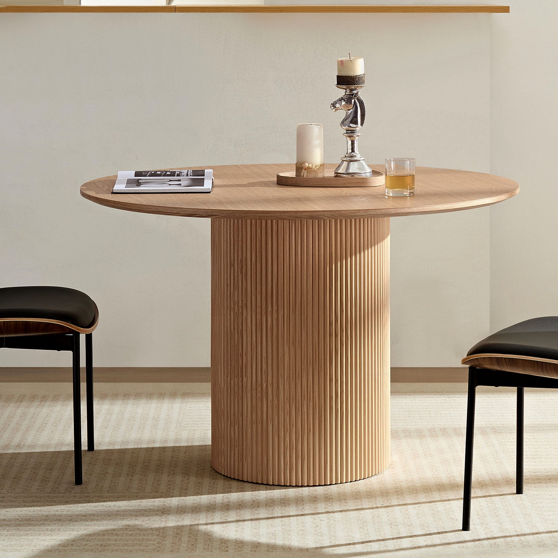 47.24-inch Oak MDF - Suitable for Various Rooms - For Displaying ...