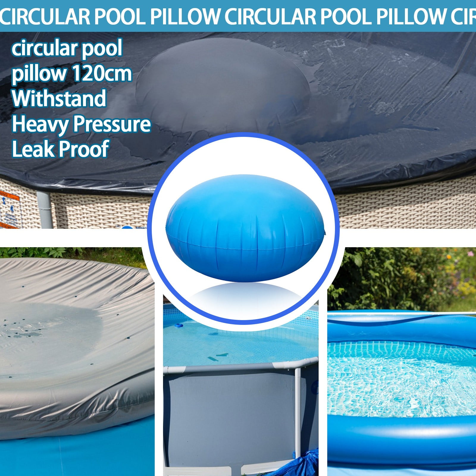 47.24x47.24“ Pool Air Pillow for Above Ground Swimming Pool, Cold ...