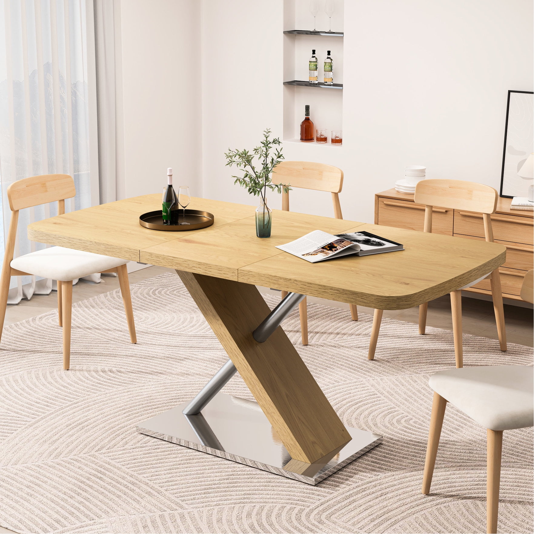 47.25"-63" Range, High-Quality Materials - Retractable for More Seating ...