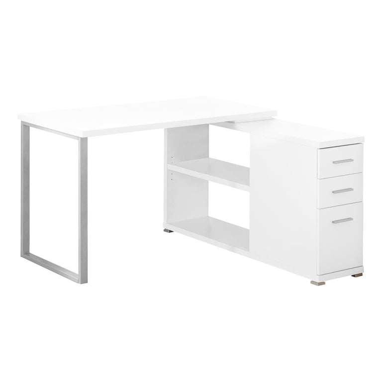 Hollow Corner Desk White