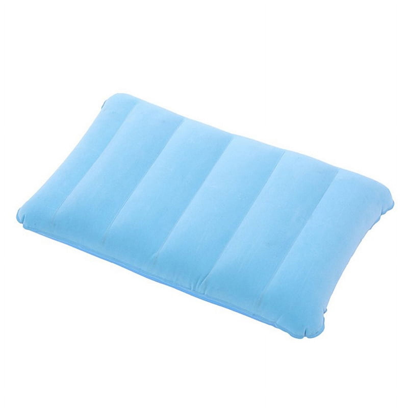 47*30cm Portable Folding Air Inflatable Pillow Outdoor Travel Home Soft ...